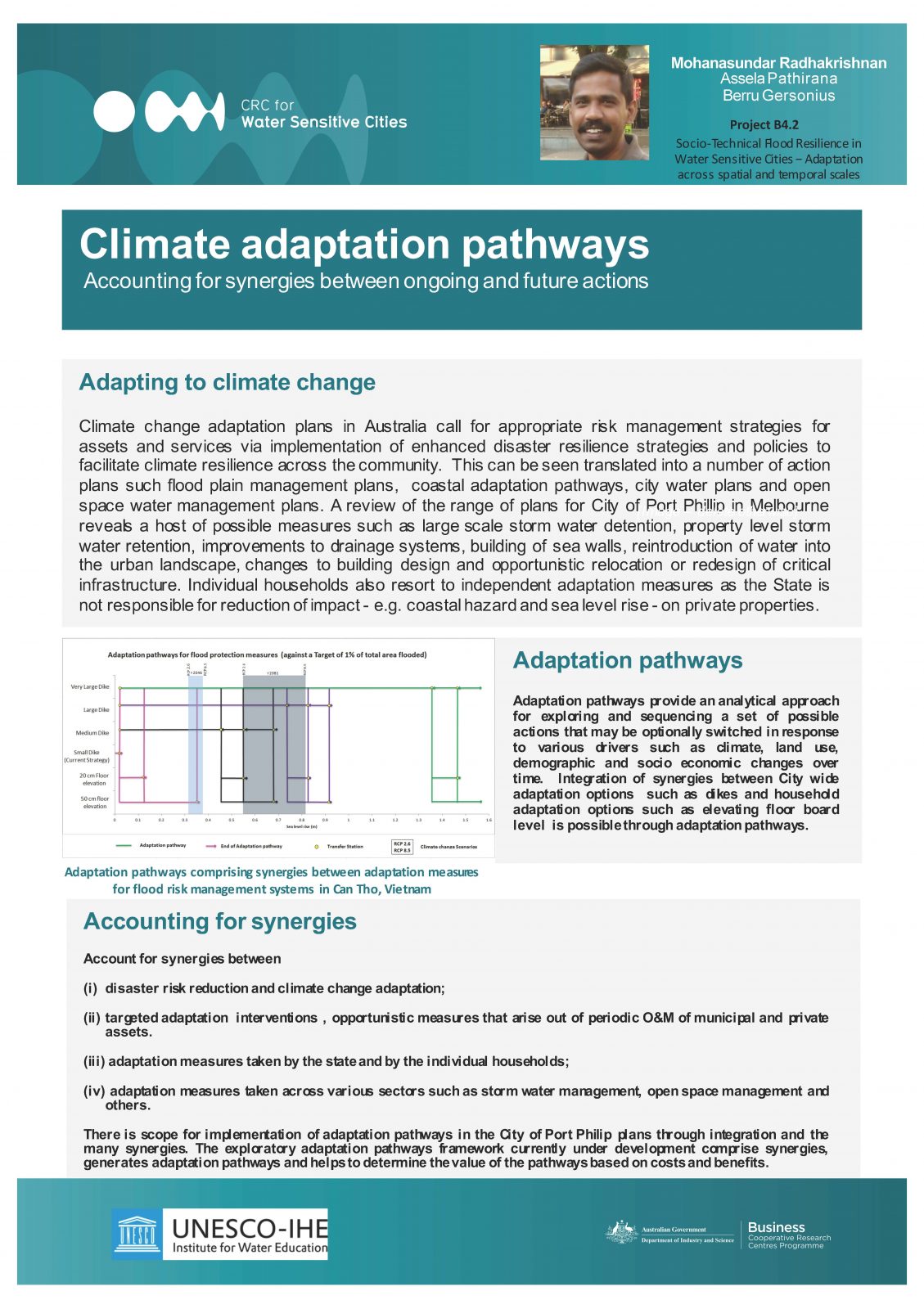 Climate adaptation pathways: accounting for synergies between ongoing ...