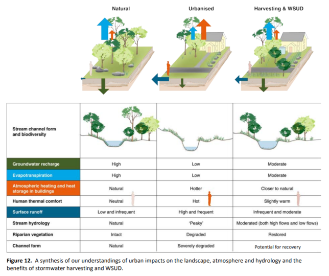 Urban waterways are important for water sensitive cities